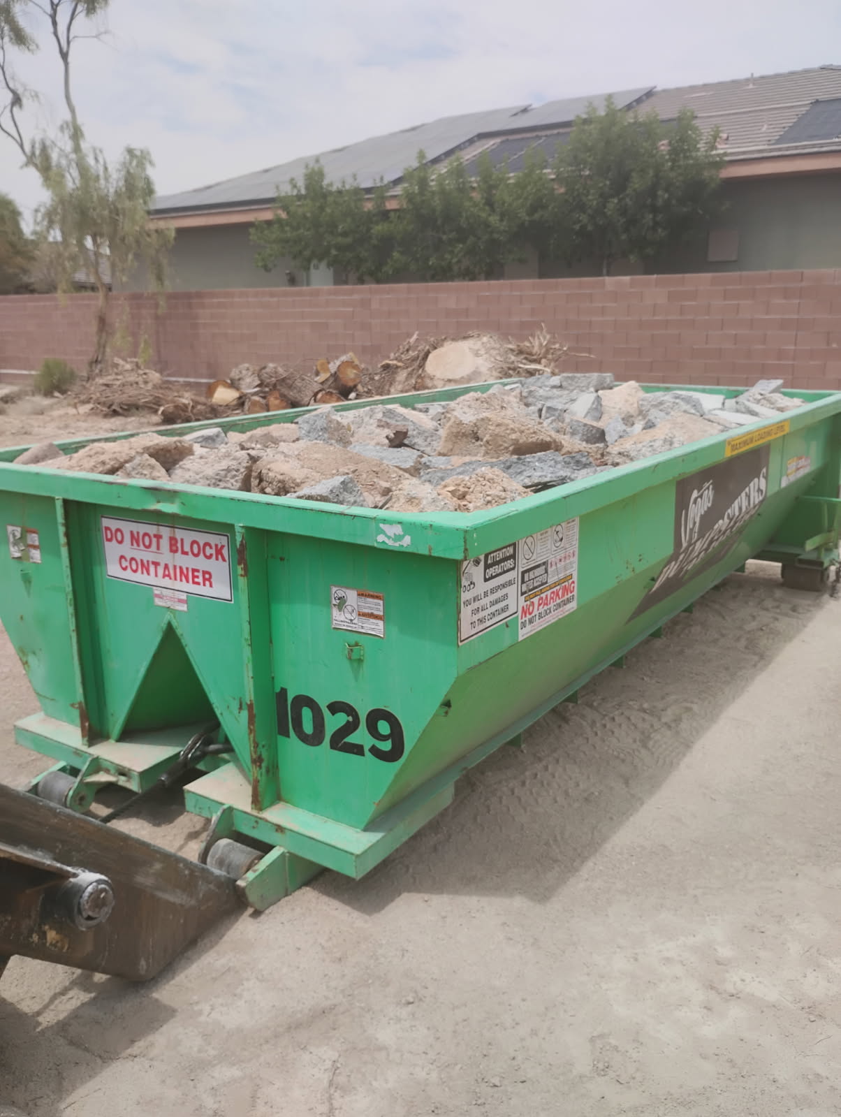 Lowboy Dumpster Rental - Vegas Dumpsters